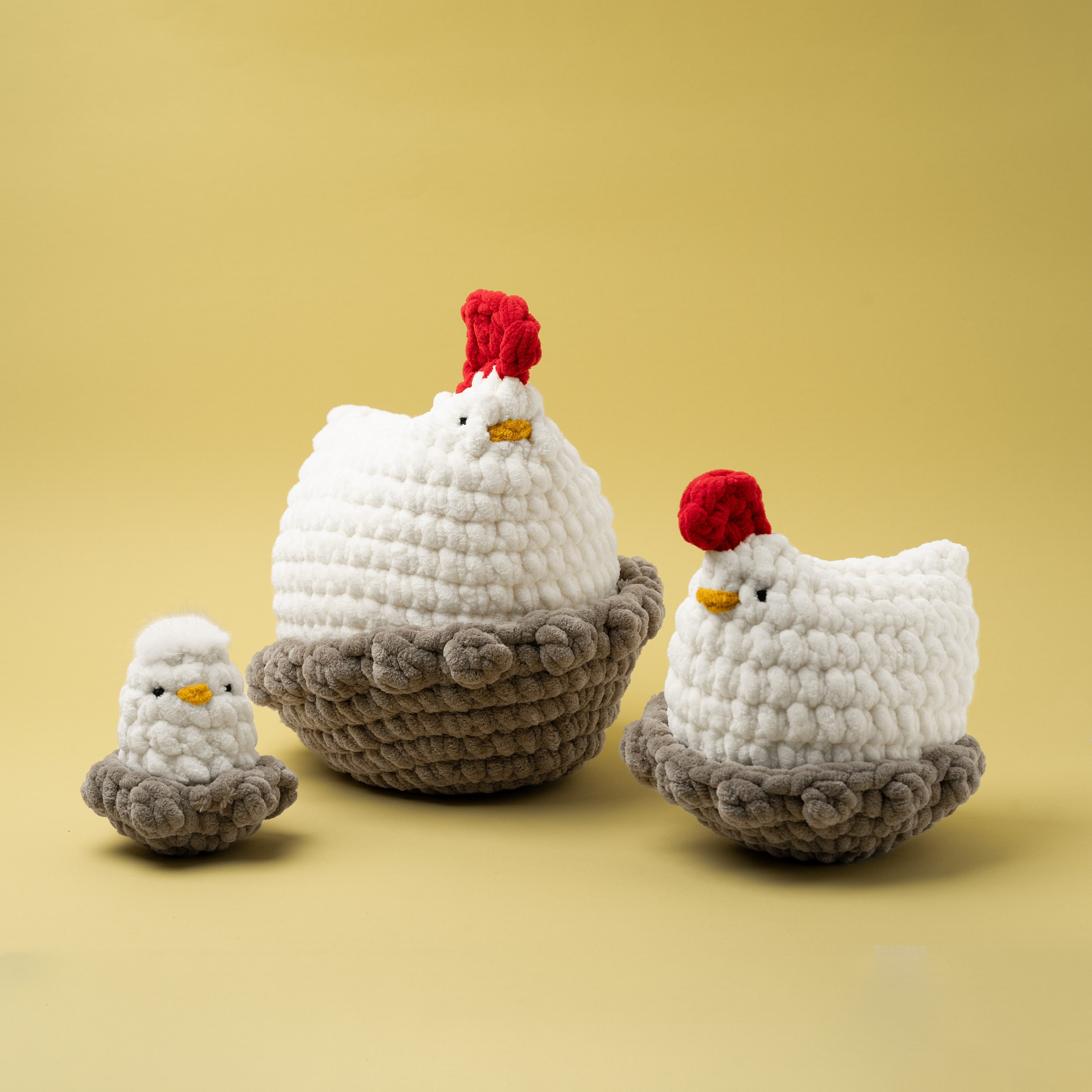 Chicken Crochet Patterns Bundle With Nest Pattern - Etsy