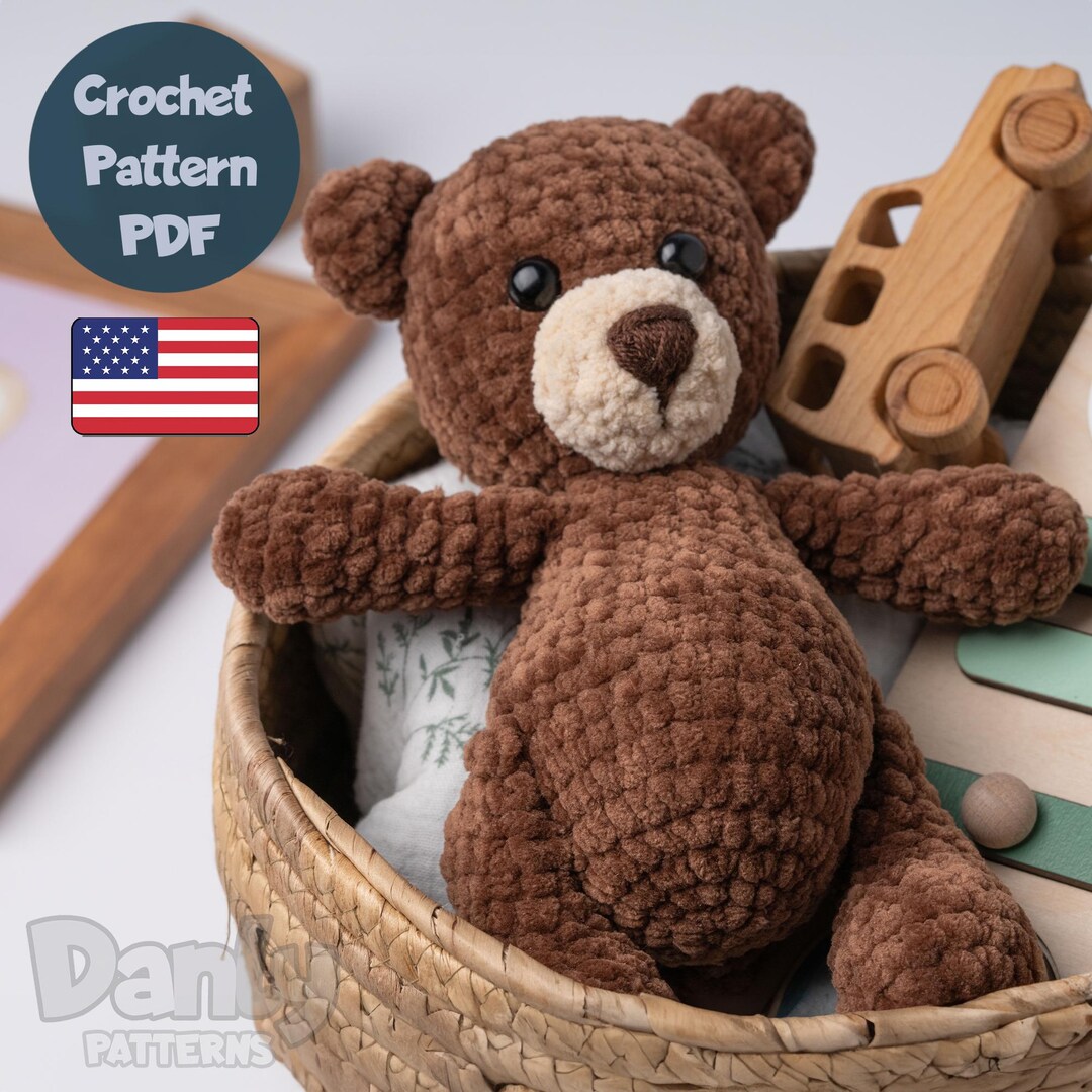 Crochet Amigurumi Bear Pattern: PDF English Tutorial - Etsy