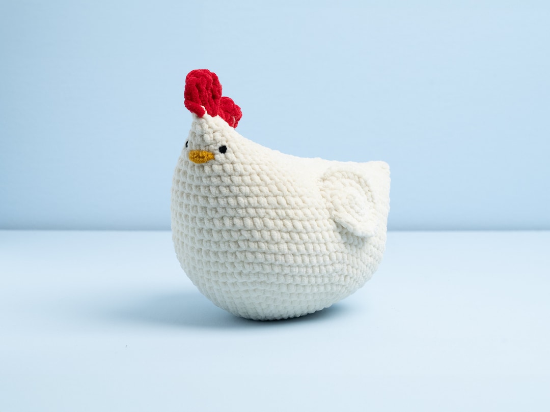 Large Chicken Crochet Pattern - Rooster and Hen Amigurumi Tutorial - Etsy
