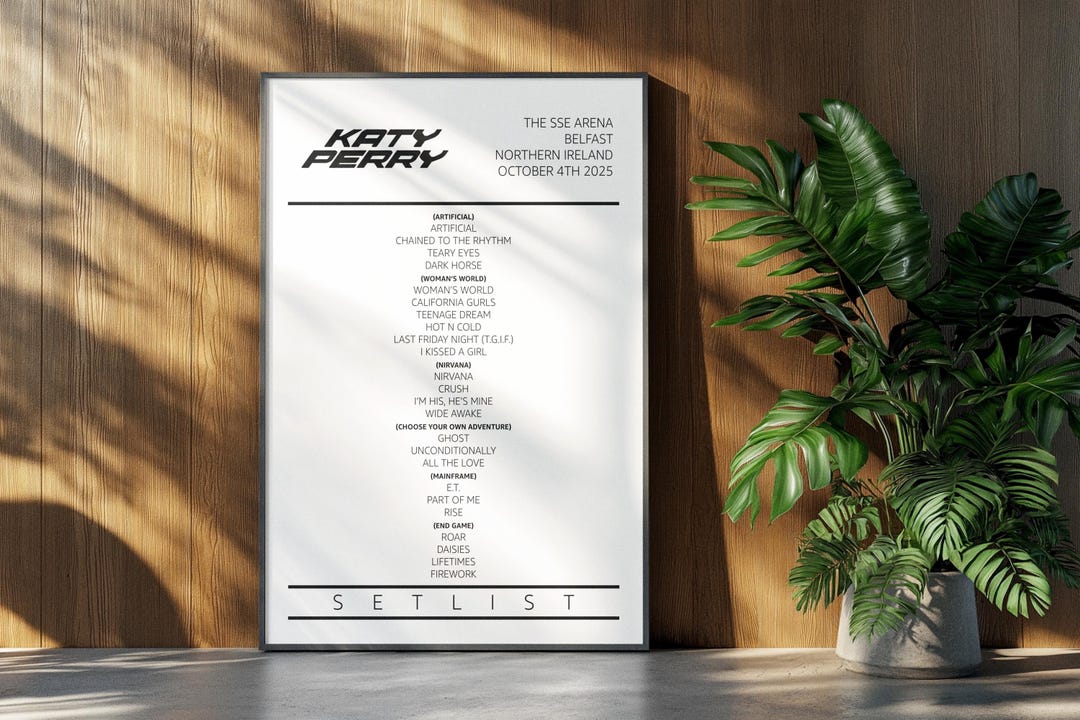 Katy Perry / Lifetimes Tour / 2025 / Setlist / Music / Home Decor ...