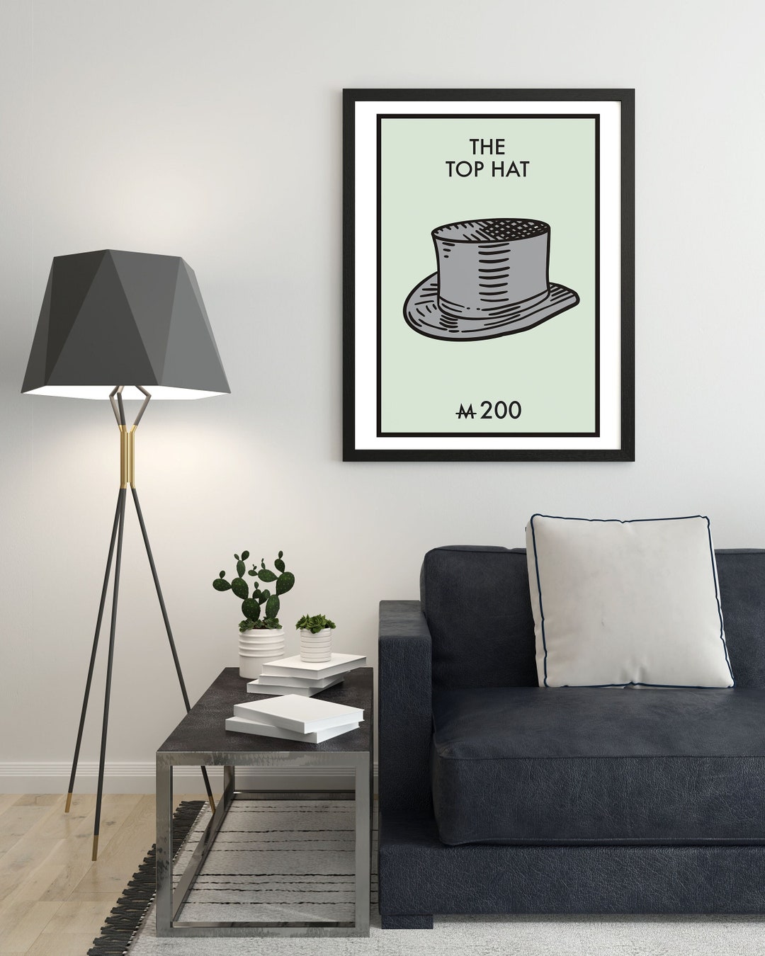 Monopoly Top Hat Token Print / Monopoly / Top Hat / Token / Board Game ...