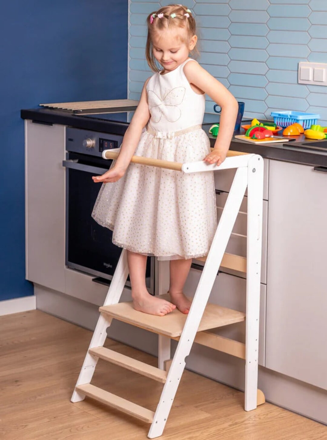 Kitchen Helper Toddlers, Foldable Tower, Kitchen Helper Tower, Kids ...