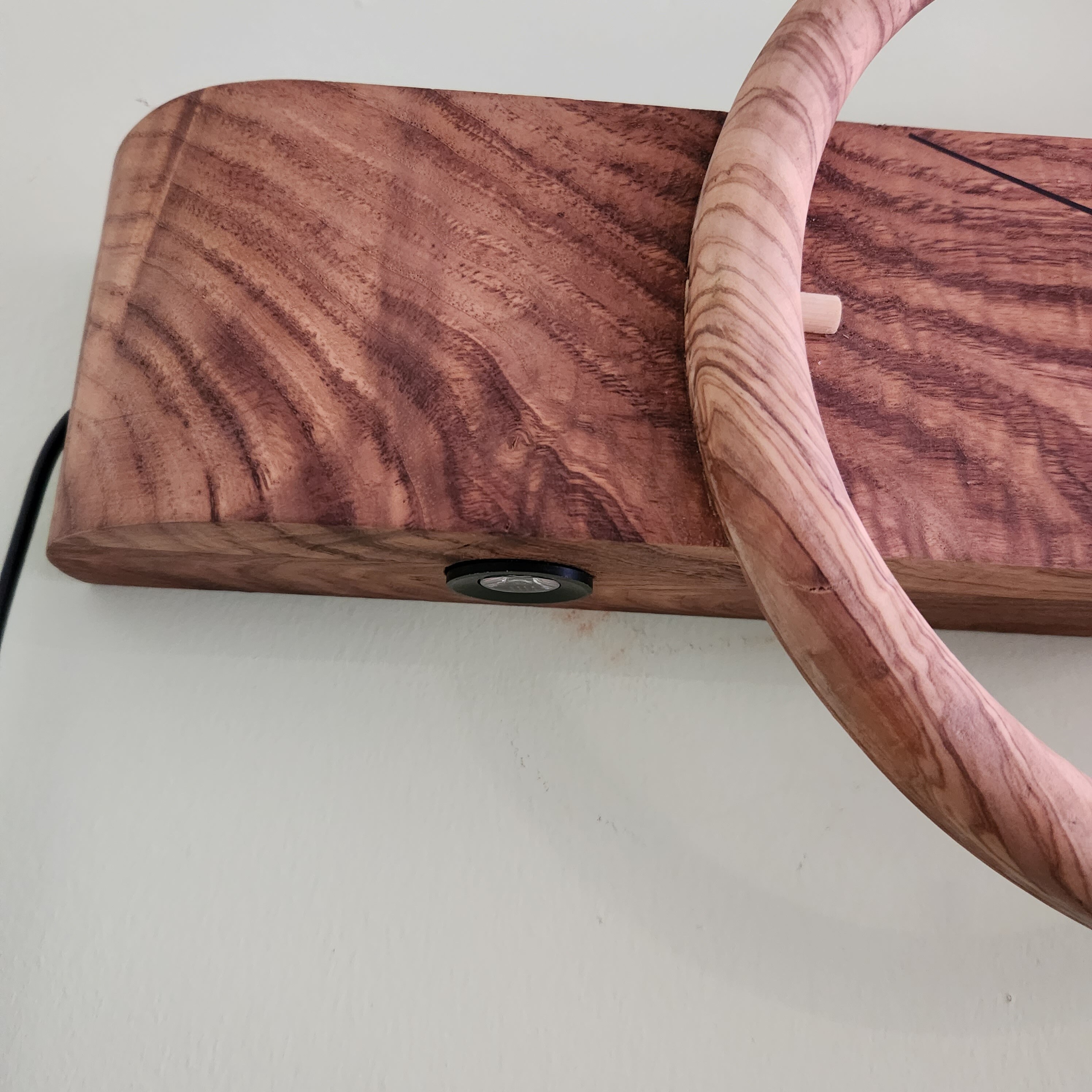 Led Lighted Wooden Wall Clock,wooden Wall Clock, Clock for Wall ...