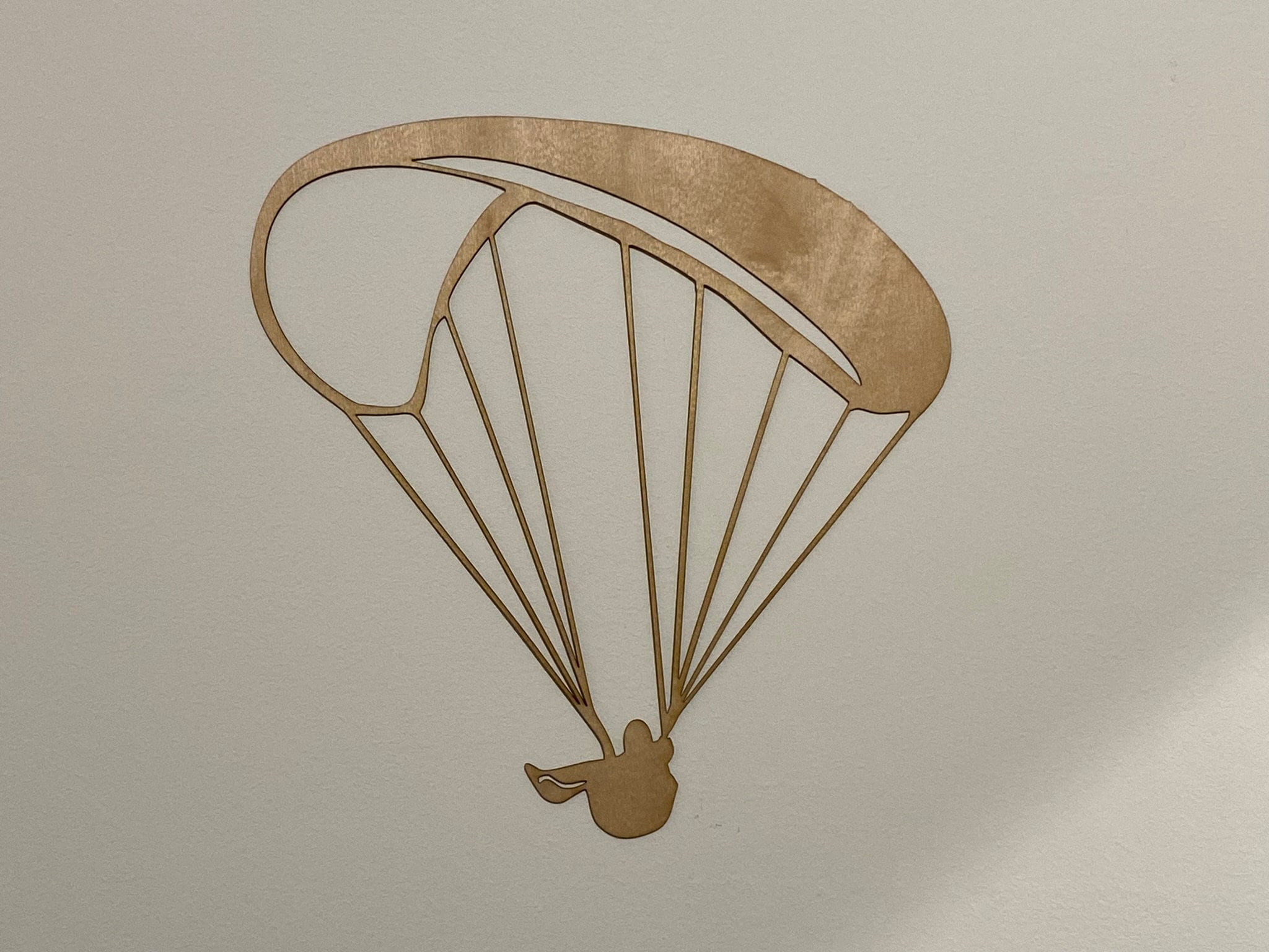 Holzgleitschirm Wand-Deko - gelaserter Gleitschirm/ Paragleiter - Etsy.de