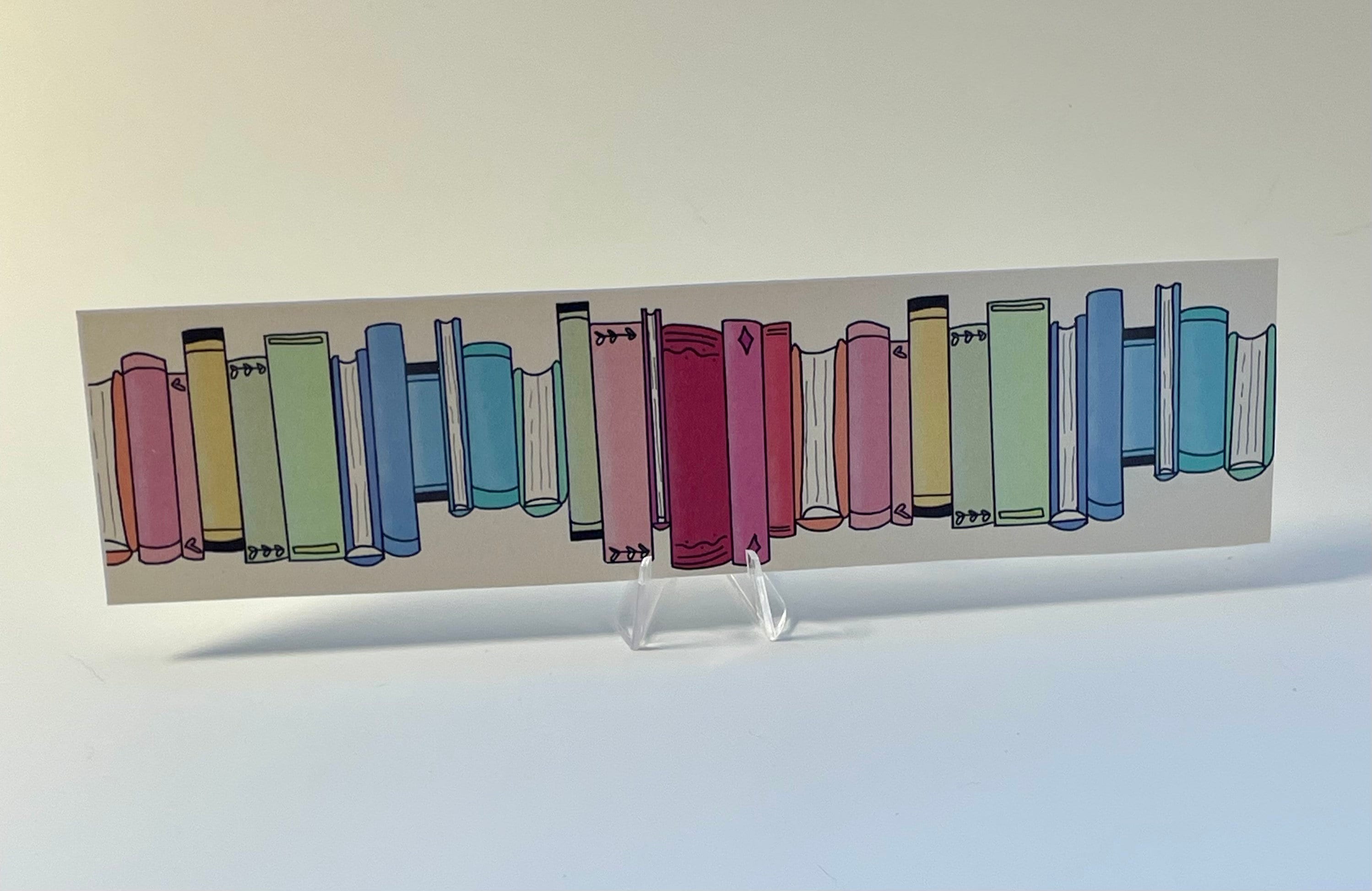Fill in Your Bookshelf Bookmark - Etsy