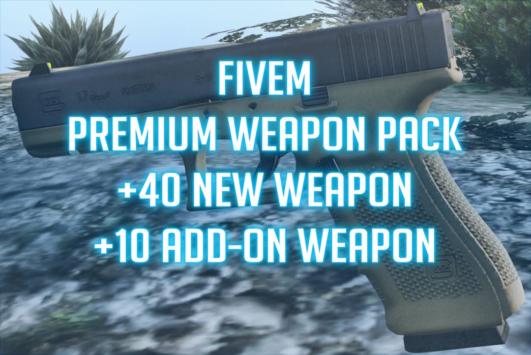 Fivem Premium Weapon Pack Fivem Ready Server Sided High Quality Models - Etsy UK