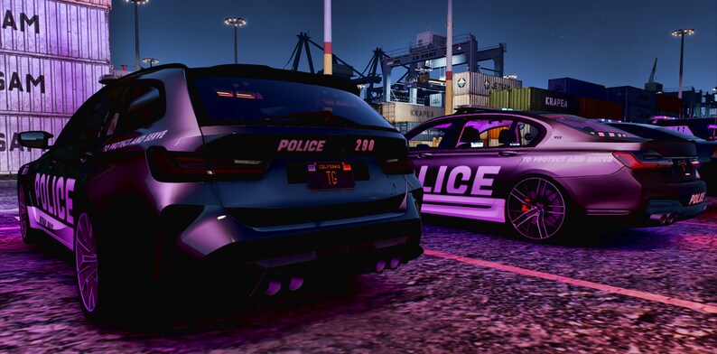Fivem Debadged Police Car Pack Animated Cars Fivem Ready Optimized ...