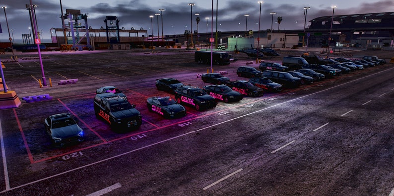 Fivem Debadged Police Car Pack Animated Cars Fivem Ready Optimized ...