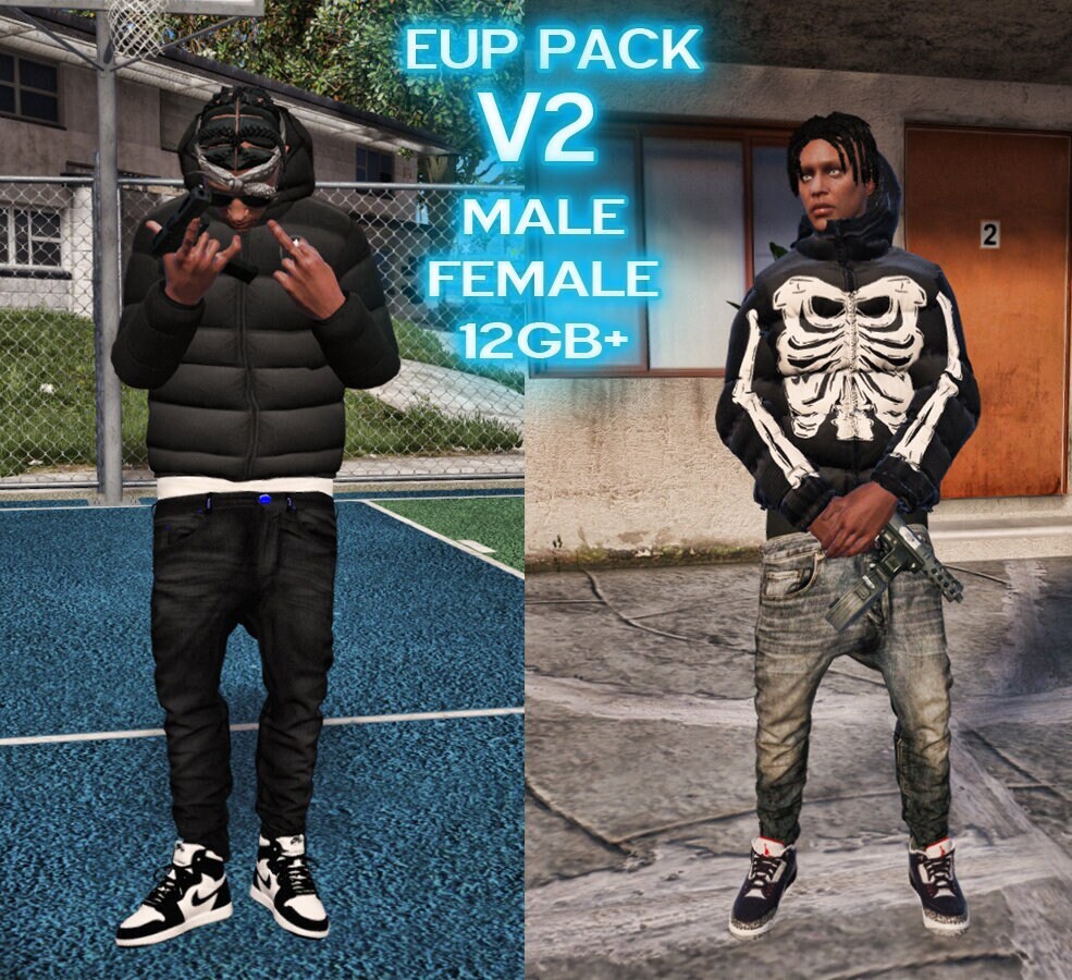 Fivem Premium EUP Pack V2 Male Female Optimized High Quality Models ...