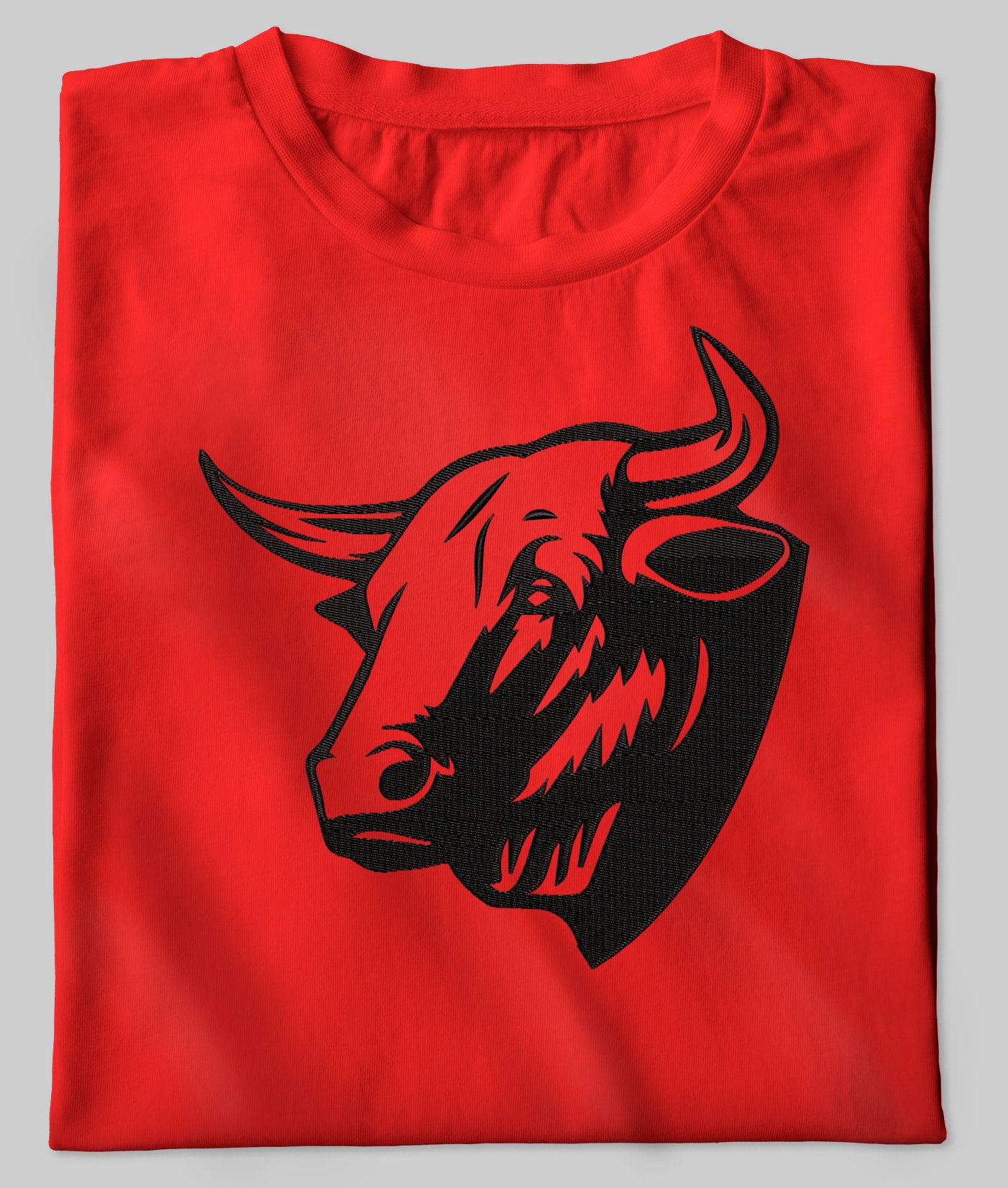 Buffalo Machine Embroidery Design - Etsy