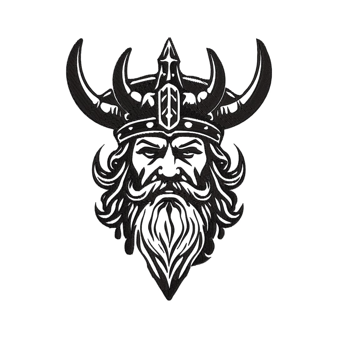 Viking Machine Embroidery Design, Pattern - Etsy