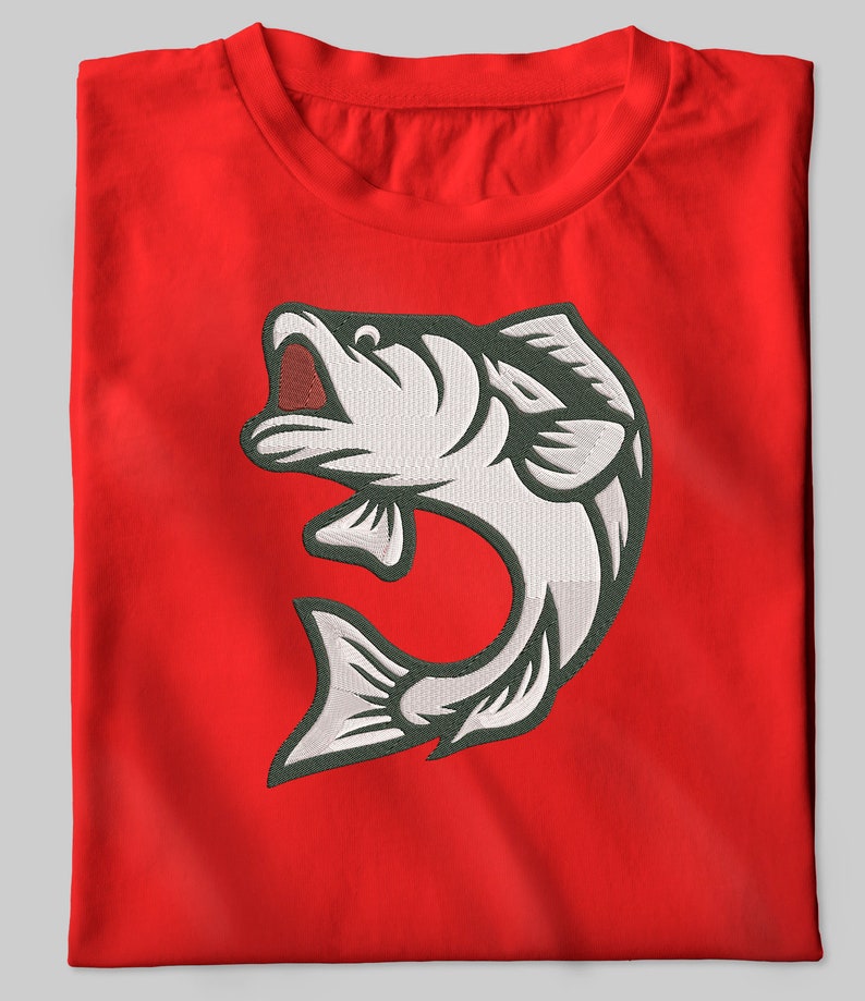 Fish Machine Embroidery Design - Etsy