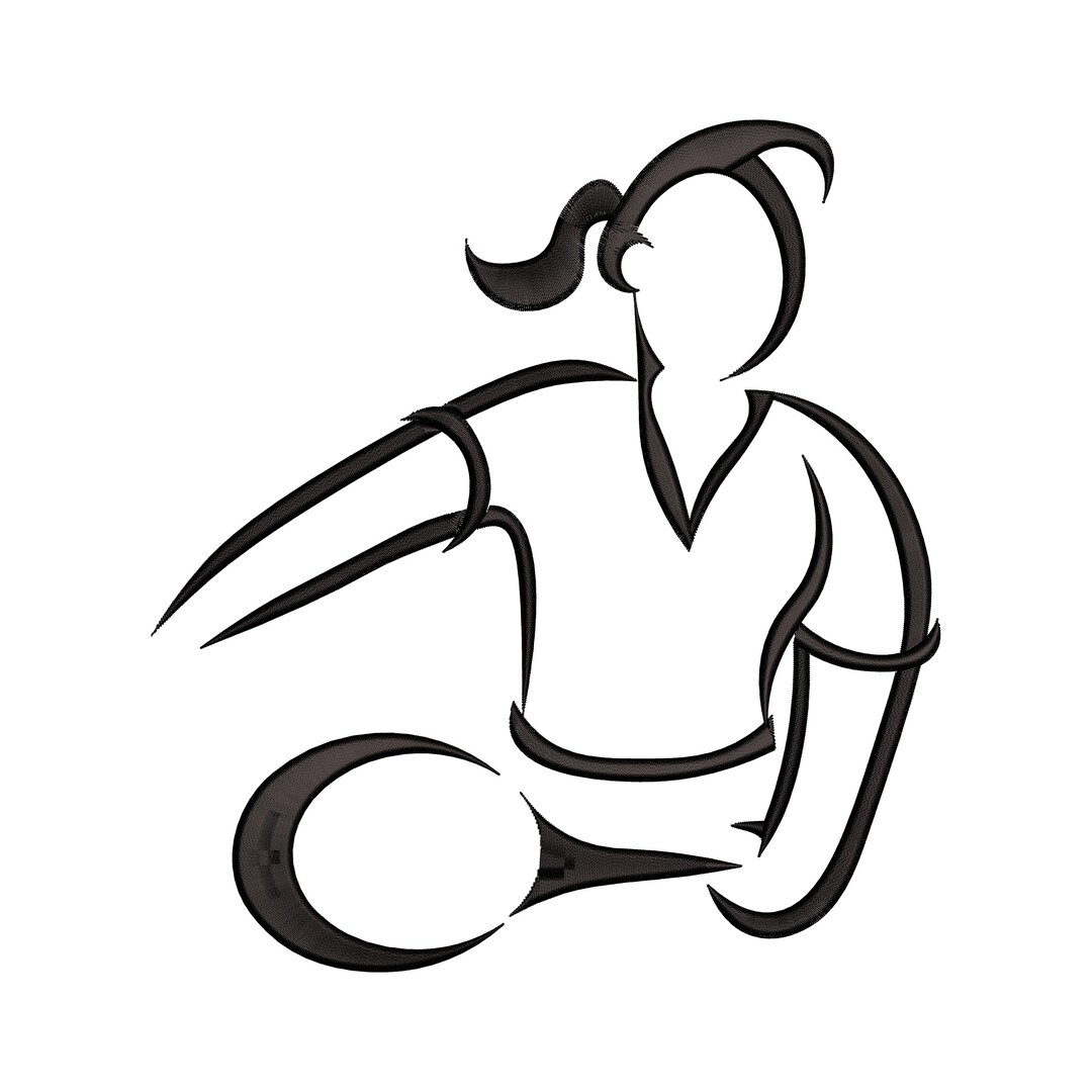 Sport, Tennis Machine Embroidery Design, Pattern in 5 Size - Etsy