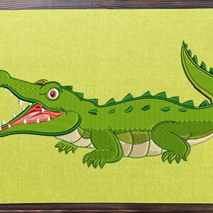 Crocodile Alligator Machine Embroidery Design - Etsy