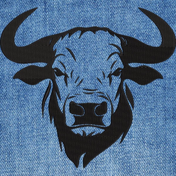 Buffalo Machine Embroidery Design - Etsy