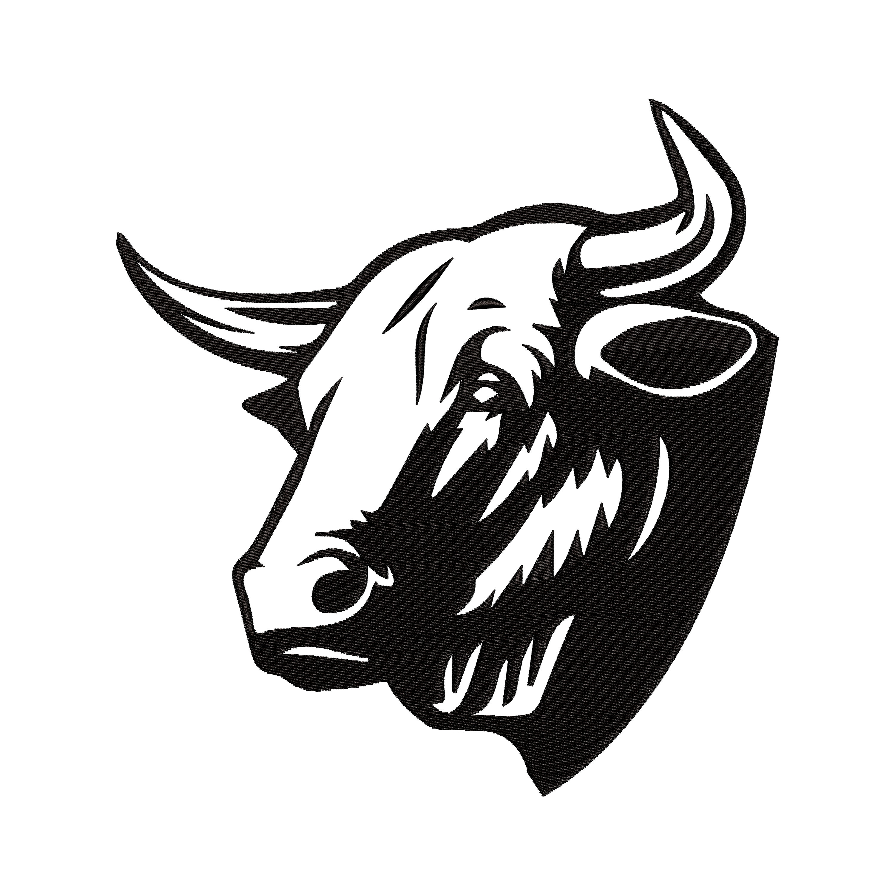 Buffalo Machine Embroidery Design - Etsy