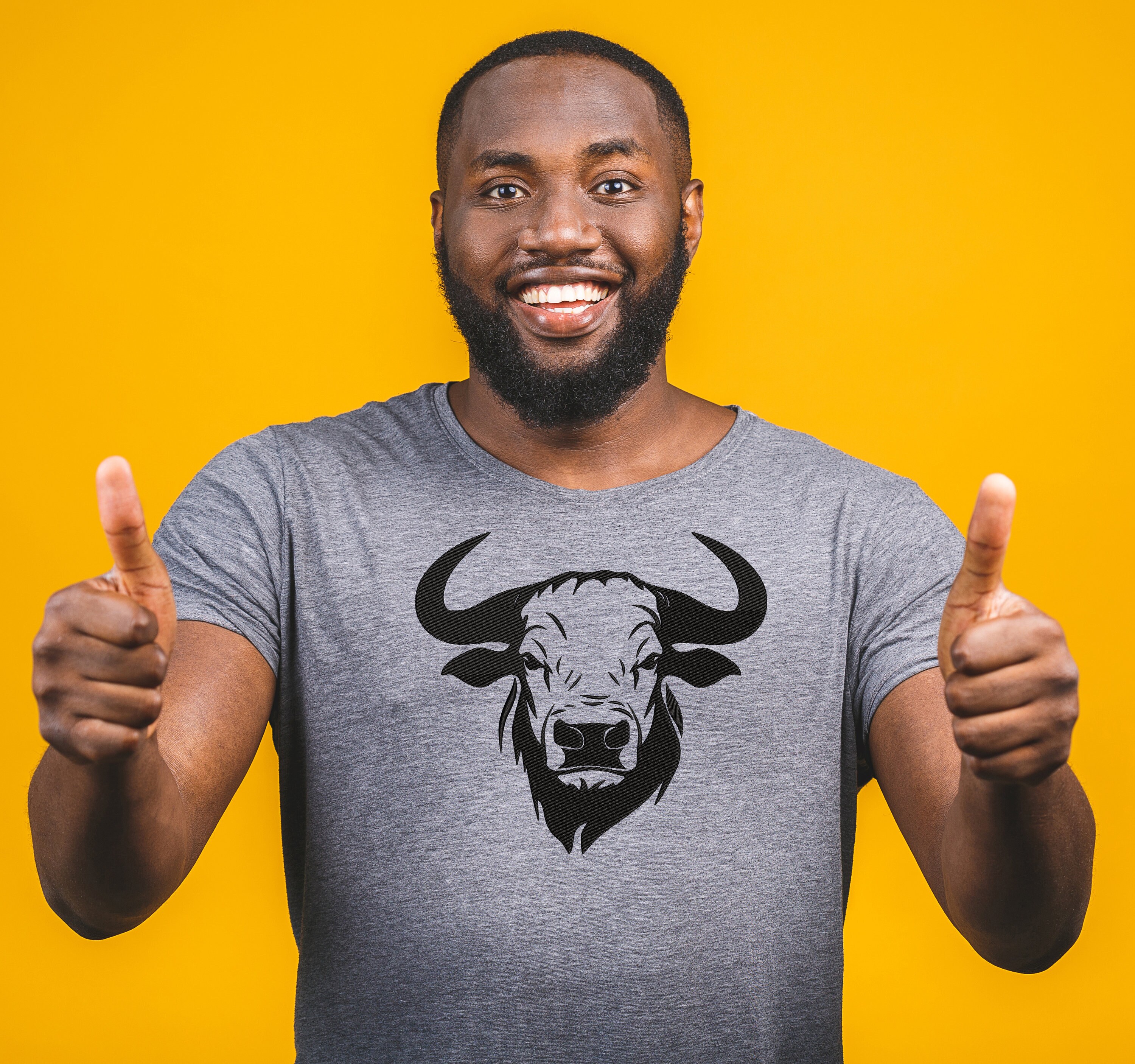 Buffalo Machine Embroidery Design - Etsy