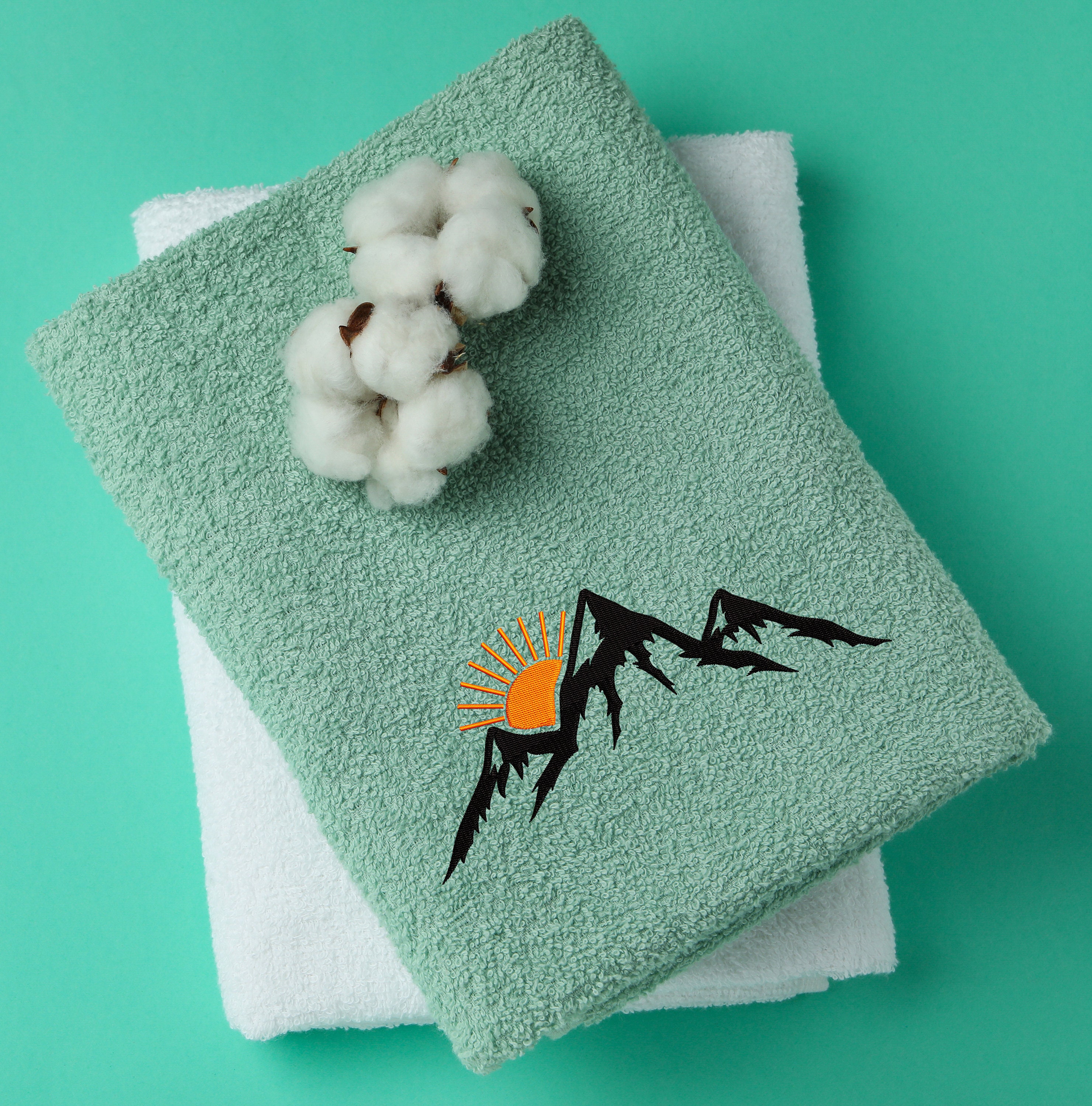 Mountains Machine Embroidery Design - Etsy