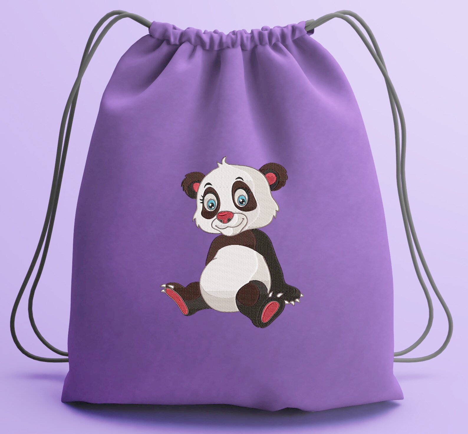 Panda Machine Embroidery Design - Etsy