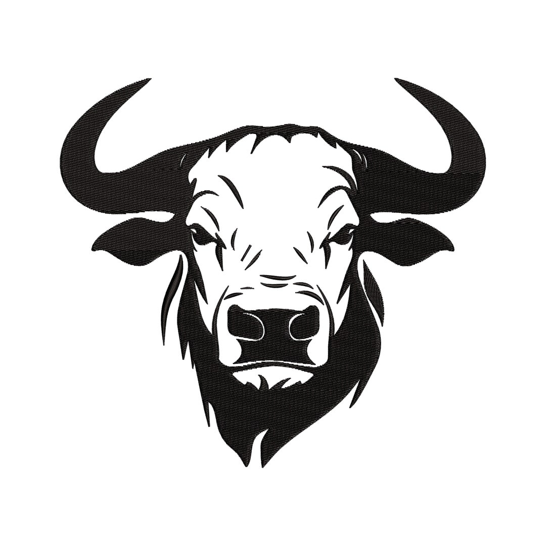 Buffalo Machine Embroidery Design - Etsy