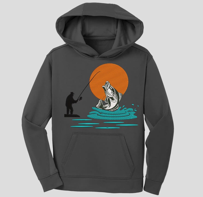 Fishing Machine Embroidery Design - Etsy