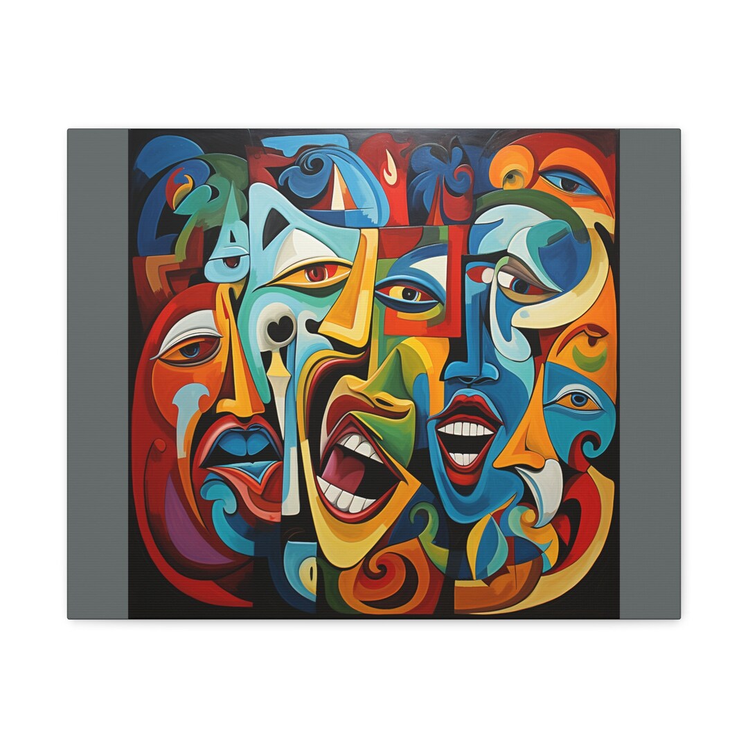 Abstract Emotions Canvas Gallery Wraps - Etsy