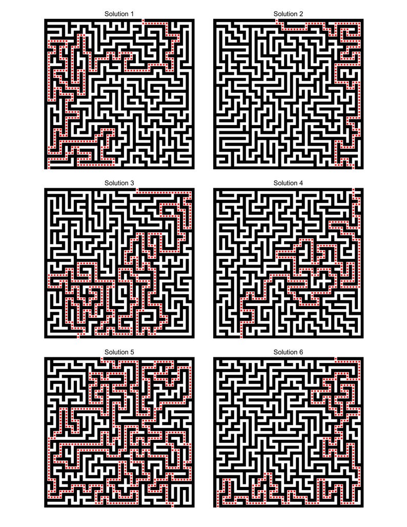 Maze Puzzles – 1,002 Unique Mazes to Solve - Etsy