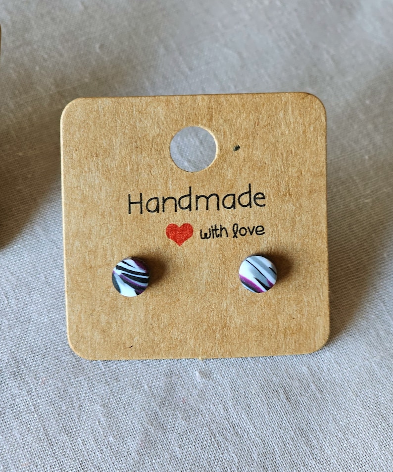Subtle Asexual Pride Studs | Ace Pride Jewellery | Subtle Ace Pride - Etsy