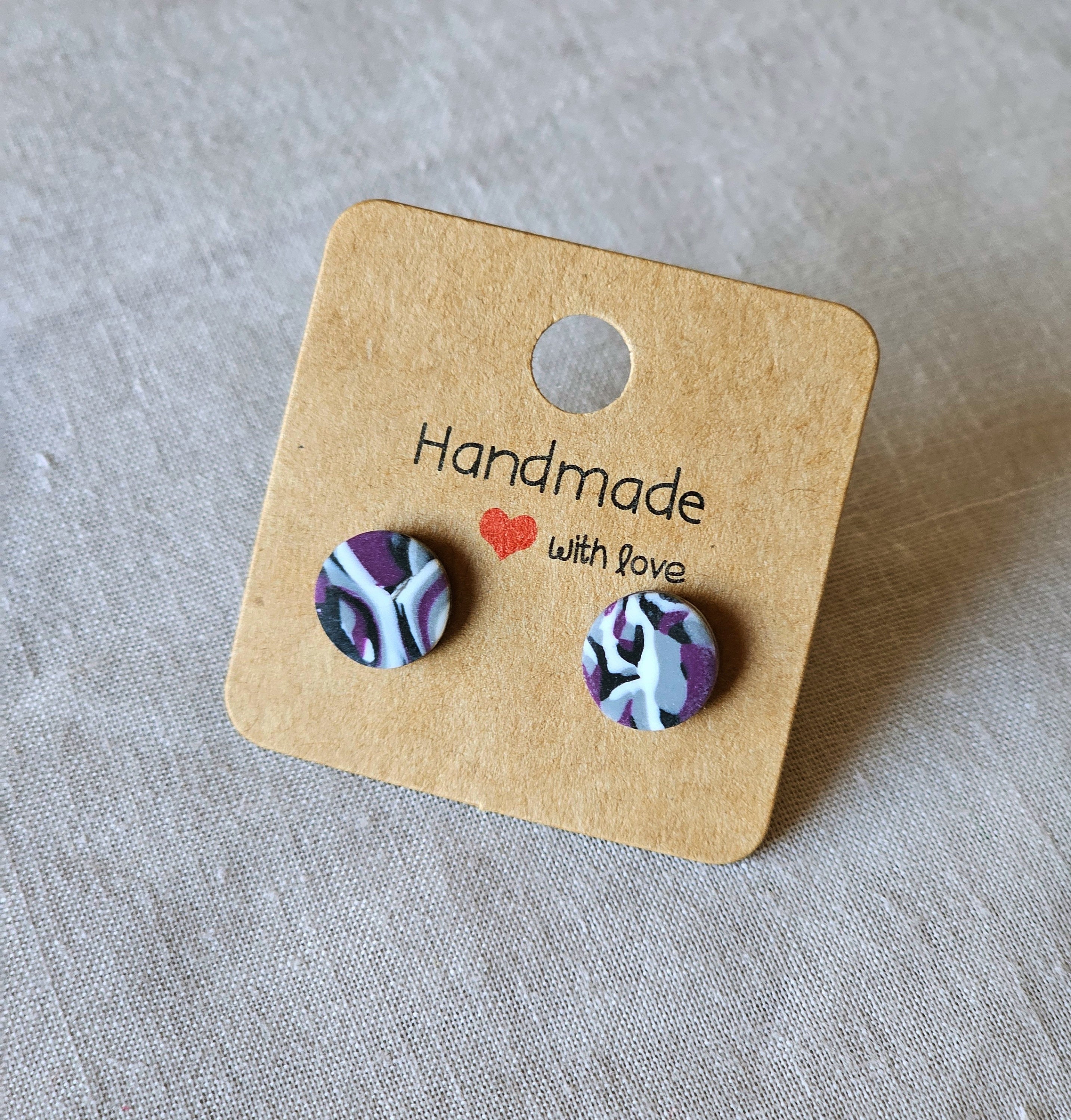 Subtle Asexual Pride Studs | Ace Pride Jewellery | Subtle Ace Pride - Etsy