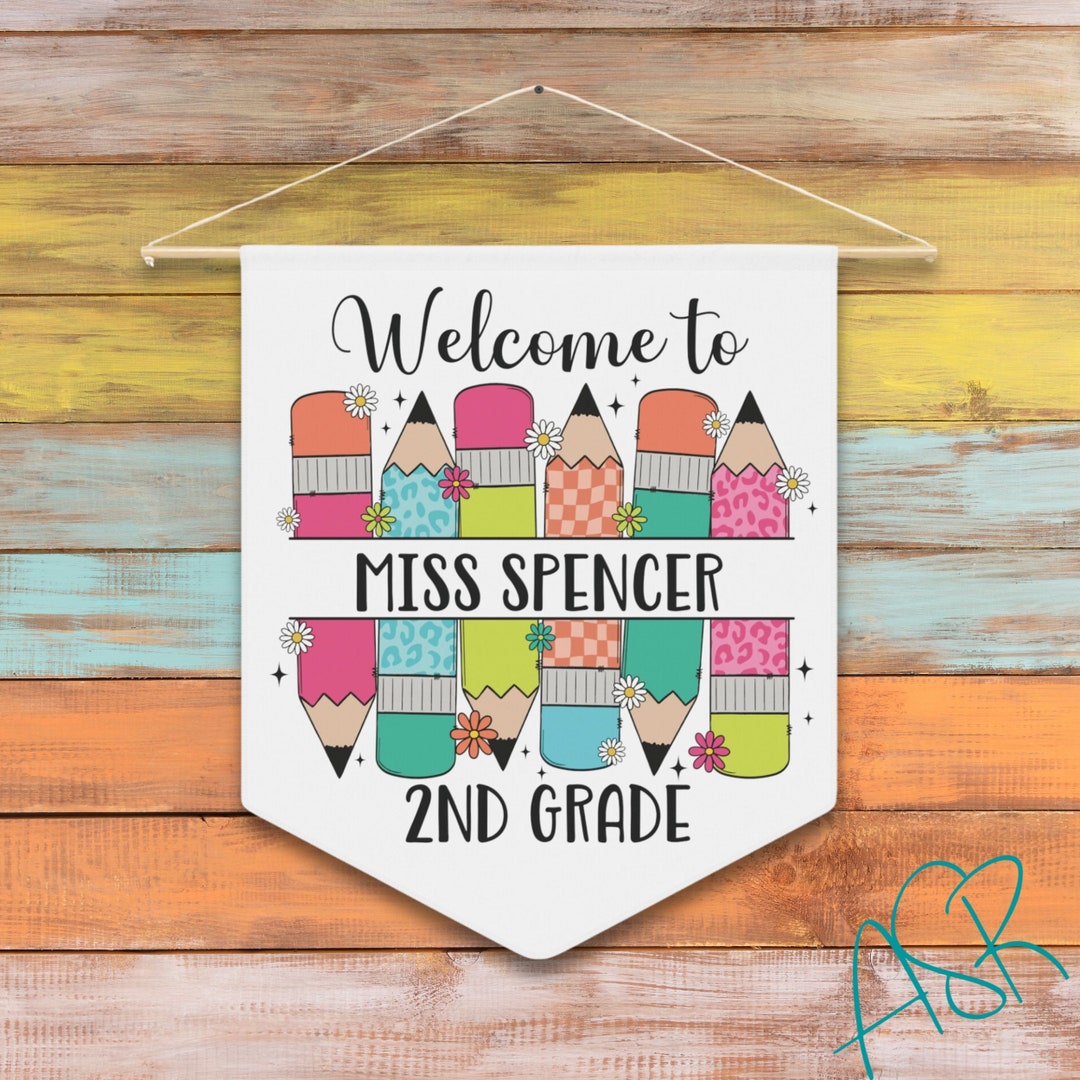 Personalized Teacher Welcome Banner, Welcome to 1st Grade, Welcome to ...