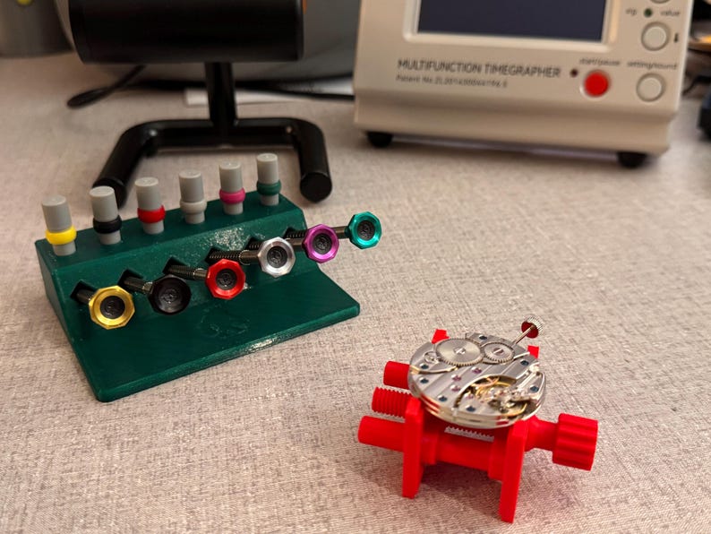 Watchmaker Screwdriver Stand: 6-slot Tool Organizer - Etsy