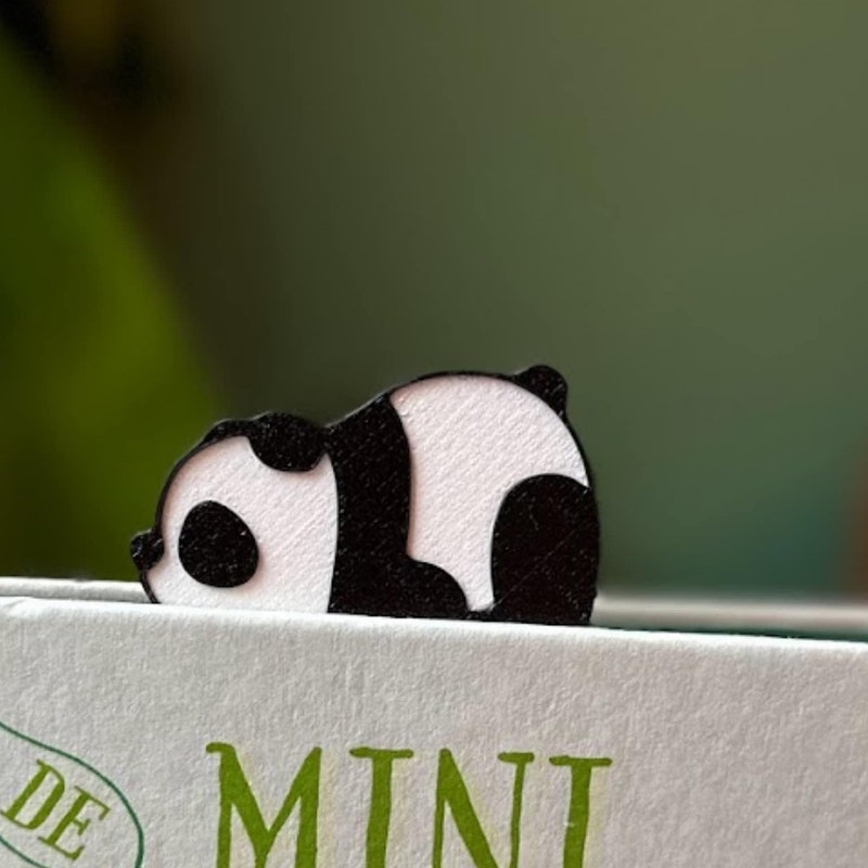 Panda Bookmark - Etsy