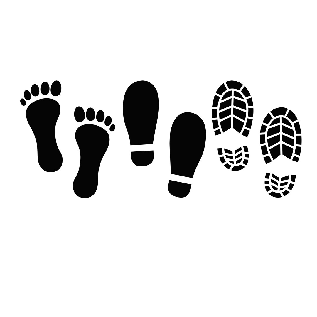 Foot Art , Cute Foot Art, Clipart, Digital Print, Foot Digital Download ...