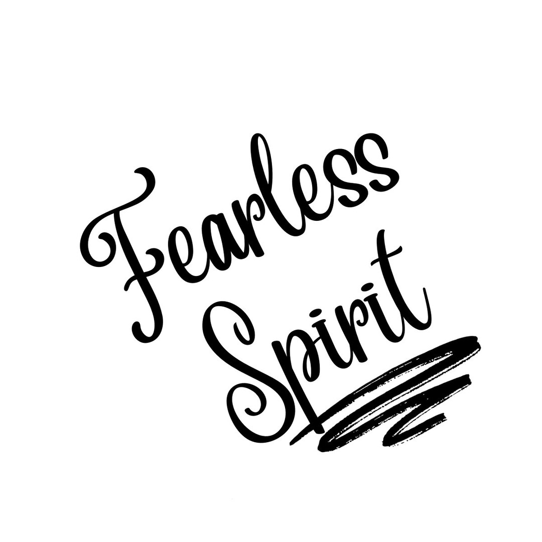 Fearless Spirit Quote SVG Digital Printable/ AI Generated/ - Etsy