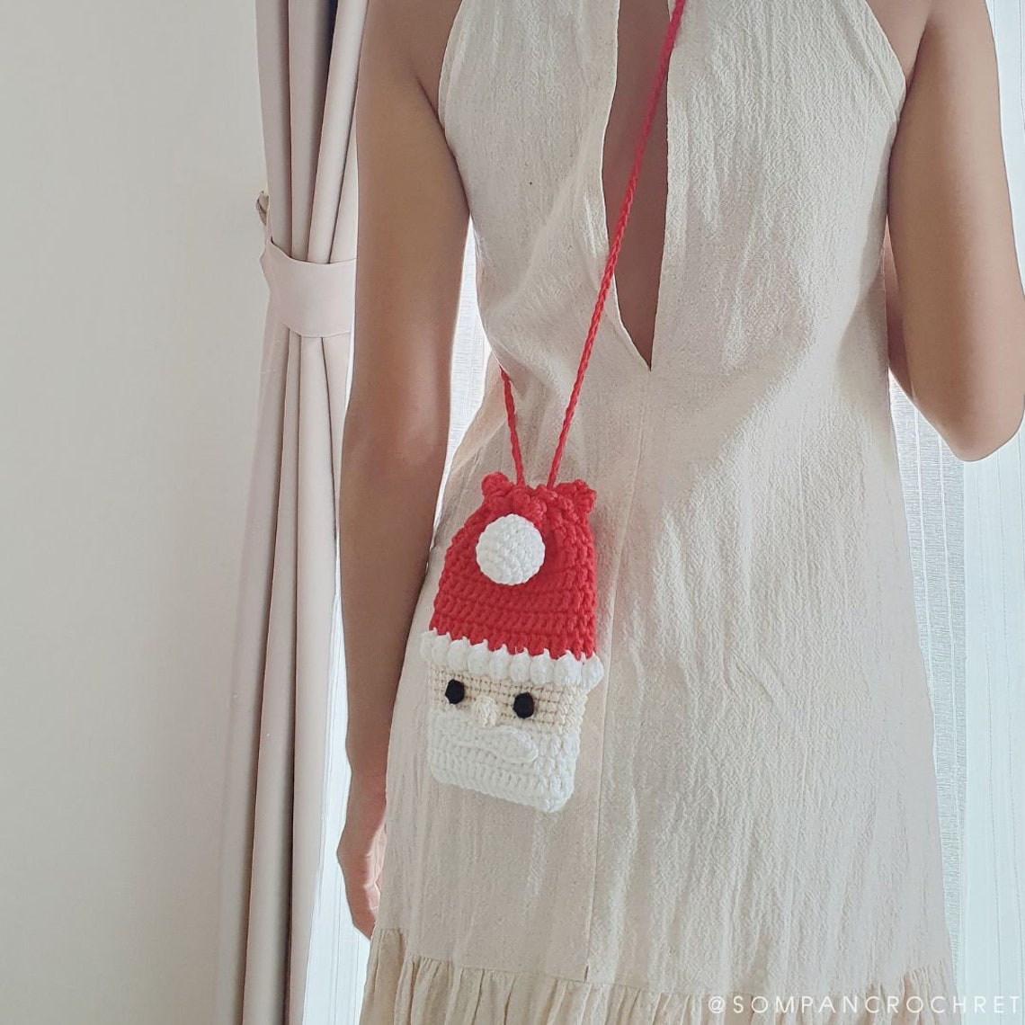 CROCHET PATTERN Christmas Bags Santa Claus Bags Small Gift Bags Crochet ...