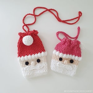 CROCHET PATTERN | Christmas Bags | Santa Claus Bags | Small Gift Bags ...