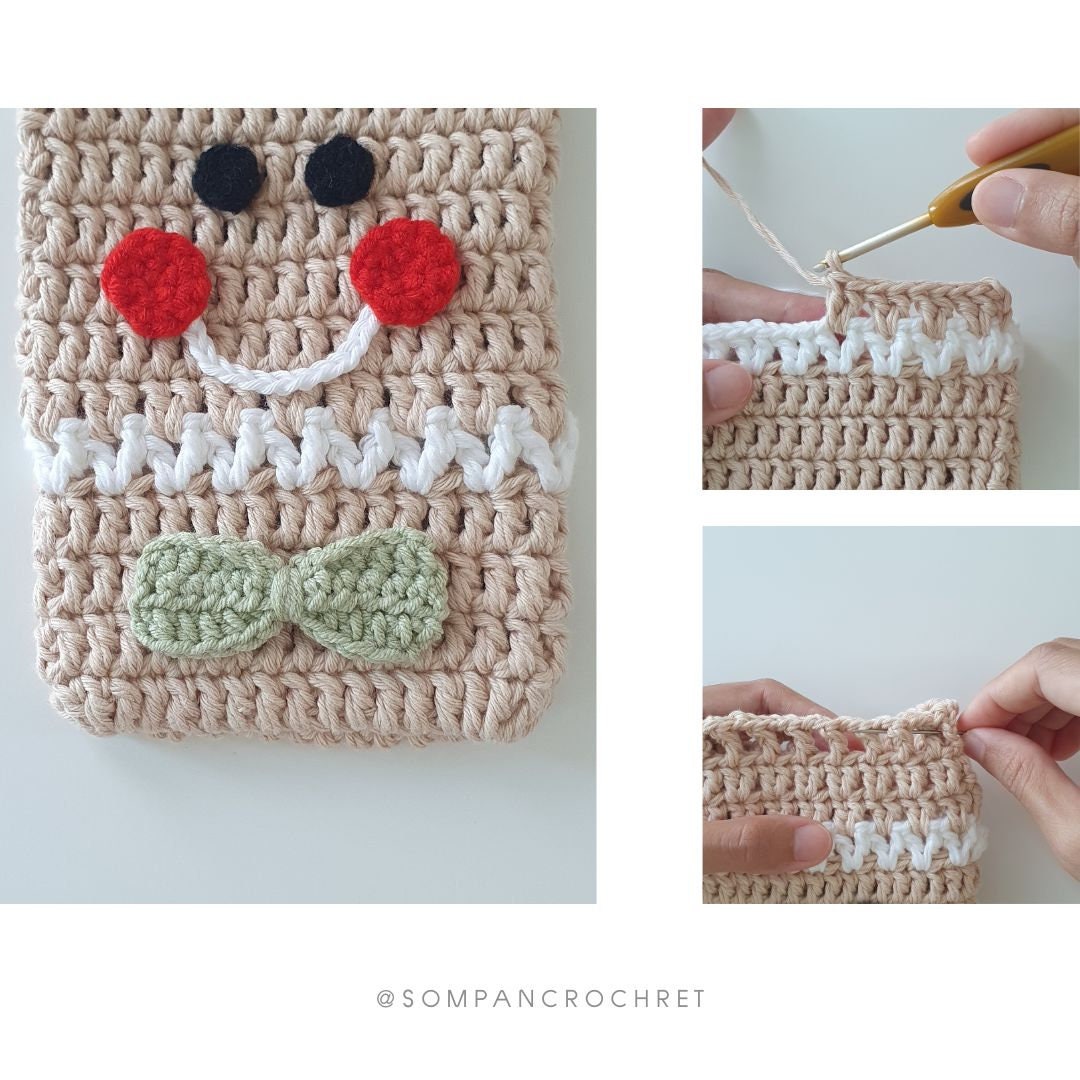 CROCHET PATTERN Christmas Bags Santa Claus Bags Small - Etsy