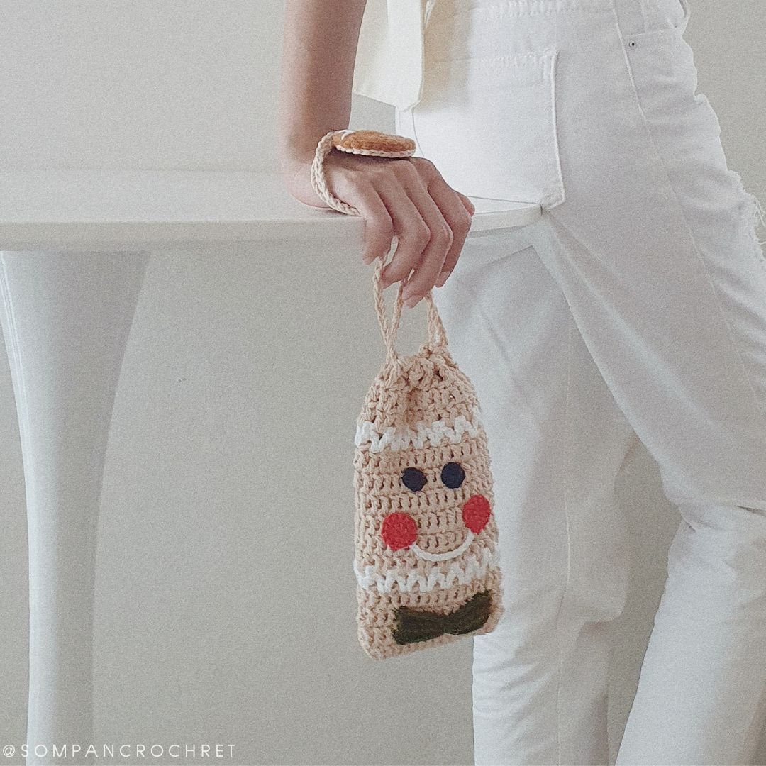 CROCHET PATTERN Christmas Bags Santa Claus Bags Small - Etsy