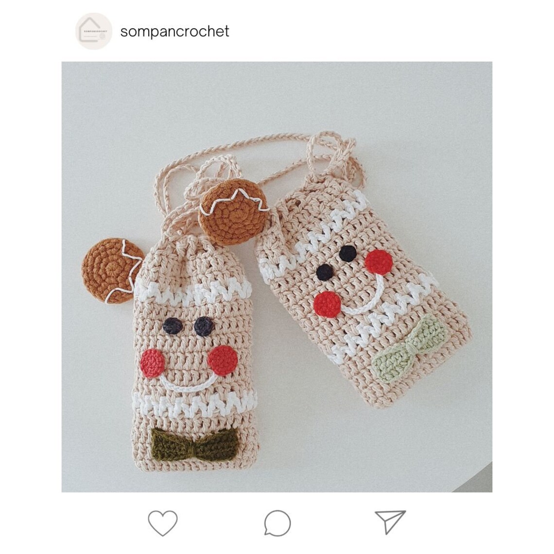 CROCHET PATTERN Christmas Bags Santa Claus Bags Small - Etsy