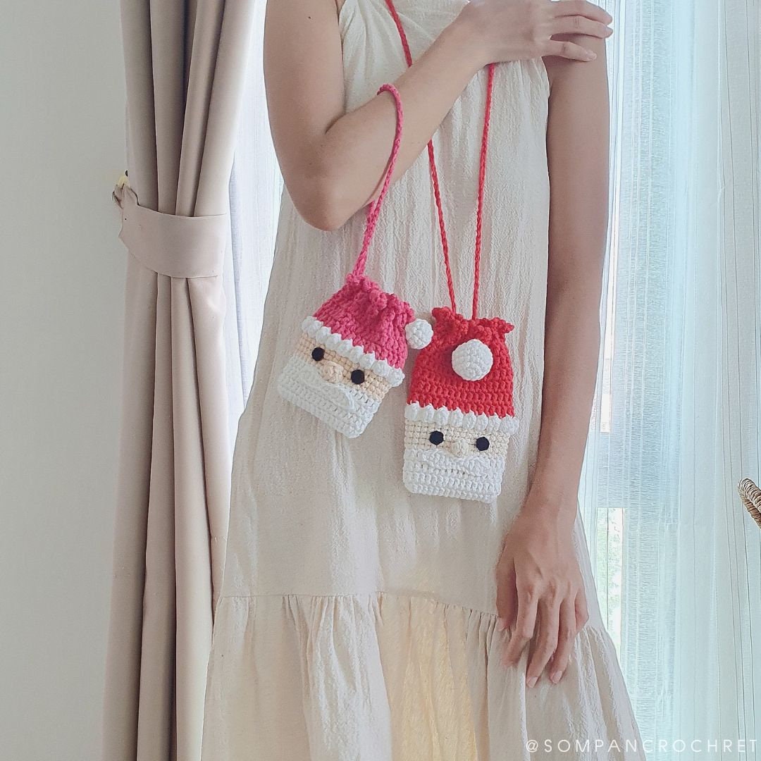 CROCHET PATTERN | Christmas Bags | Santa Claus Bags | Small Gift Bags ...