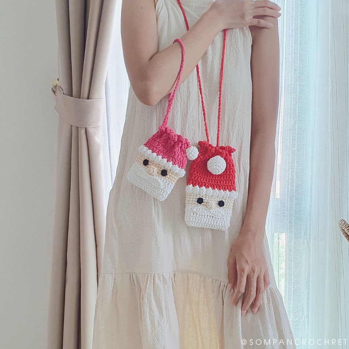 CROCHET PATTERN | Christmas Bags | Santa Claus Bags | Small Gift Bags ...