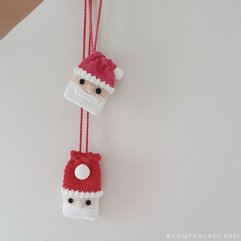 CROCHET PATTERN | Christmas Bags | Santa Claus Bags | Small Gift Bags ...