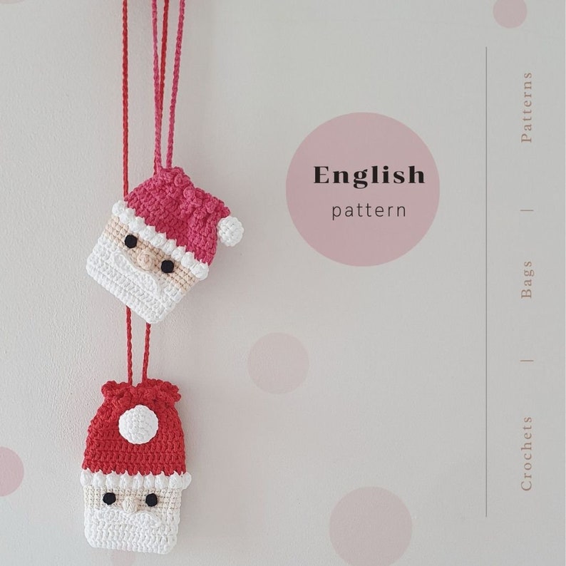 CROCHET PATTERN | Christmas Bags | Santa Claus Bags | Small Gift Bags ...