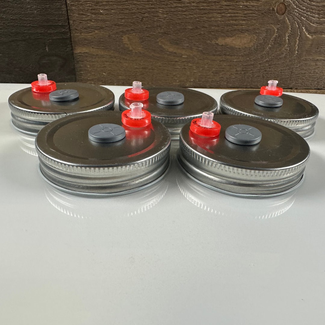Regular Mouth Mason Jar Lids With 0.2 Micron Filter & Self-healing ...