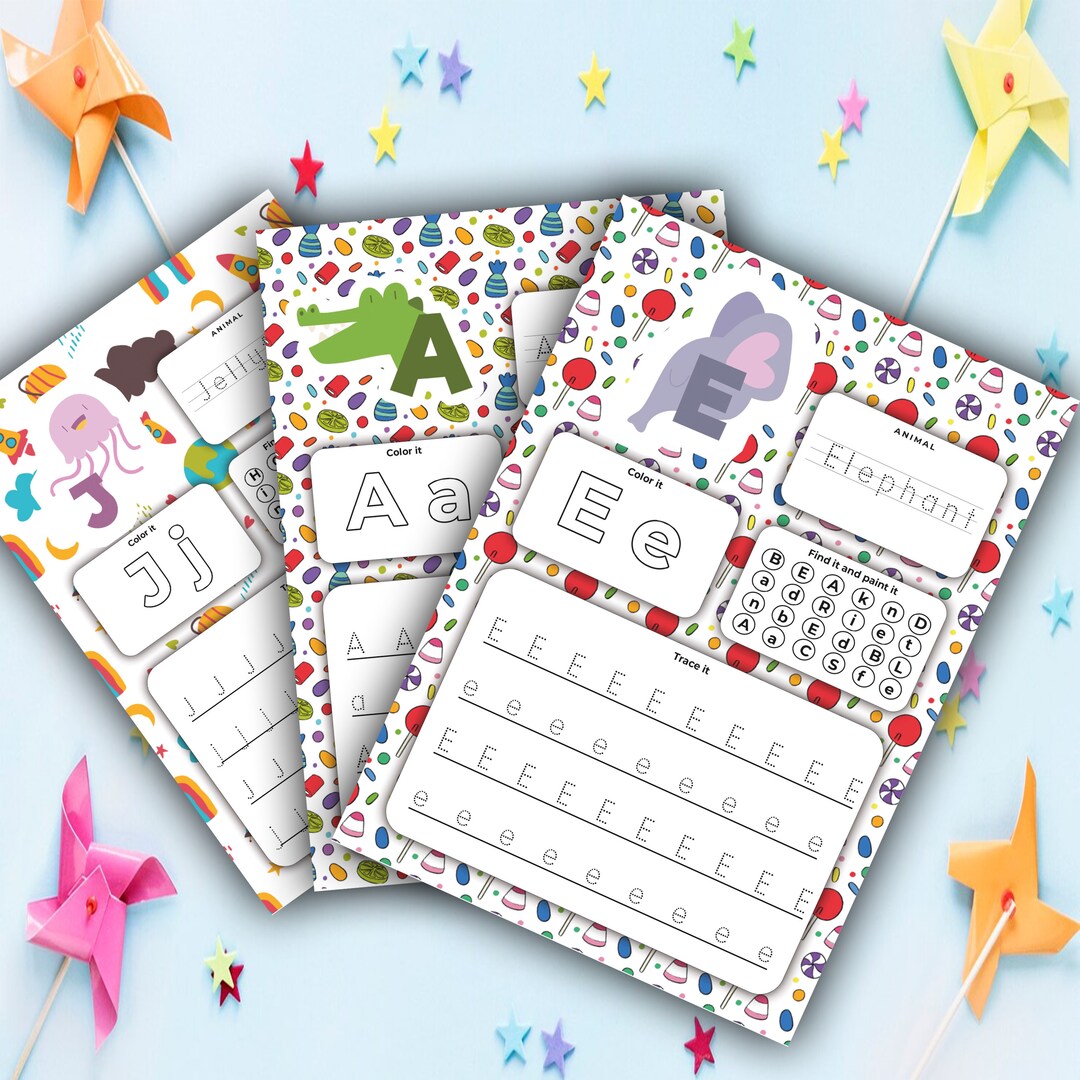 Montessori Learning Workbooks for Kids,montessori Preschool Workbook ...