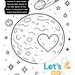 Solar System Coloring Book for Kids: Space Adventure (PDF + PNG) - Etsy