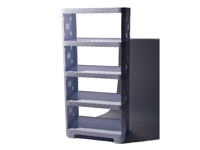 5 Tier Plastic Shelving Unit Outdoor Shelves Storage Rack - Etsy