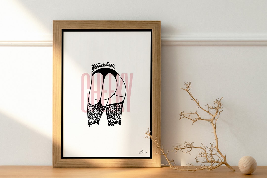 Customized Bum Line Art - Etsy