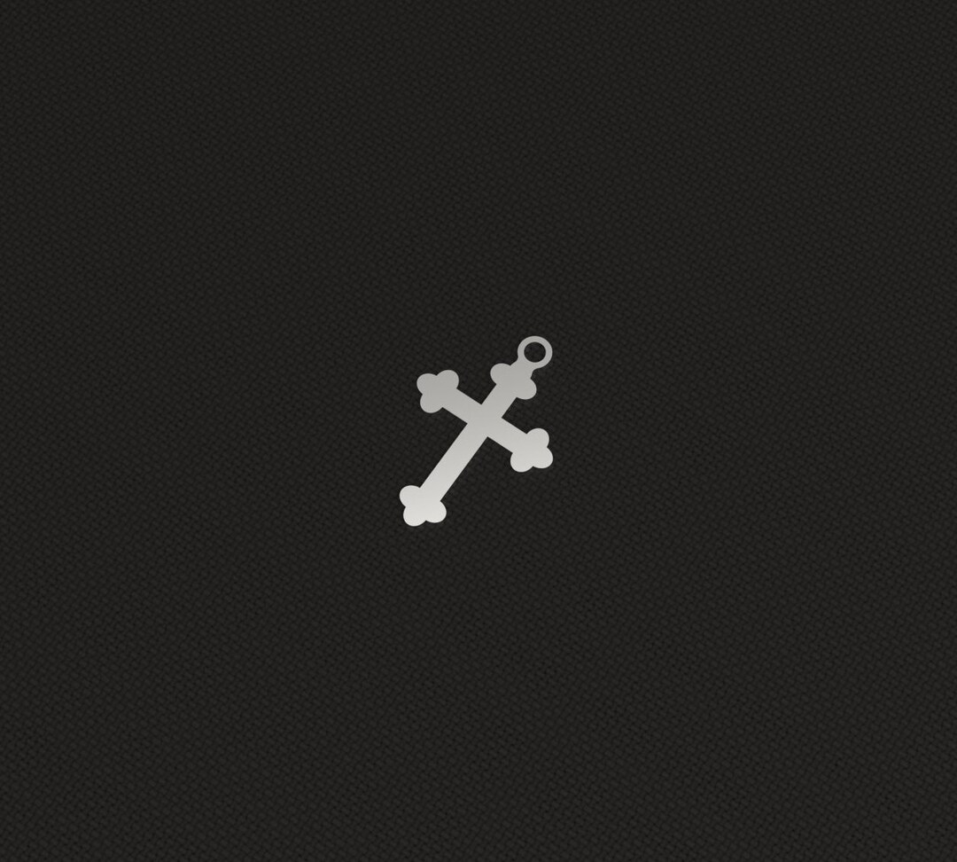 Sterling Silver Christian Eastern Orthodox Cross Charm, Cross Necklace ...