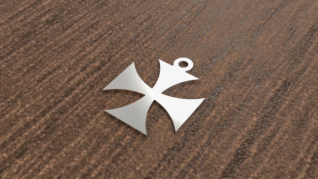 Sterling Silver Cross Pattée, Knights Templar Cross, Templar Knights ...